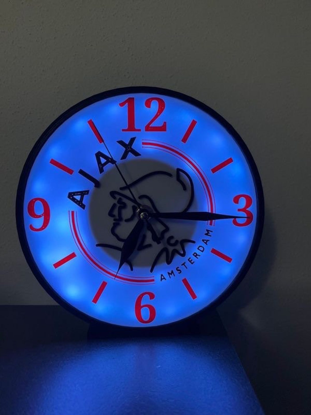 Ajax Clock With LED Lighting - Etsy