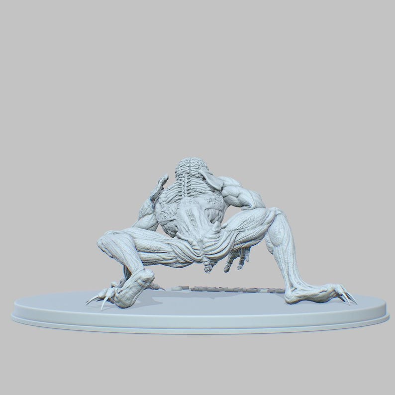 Licker - Resident Evil 2 Remake 3D Printable Creature Model (STL) - Etsy