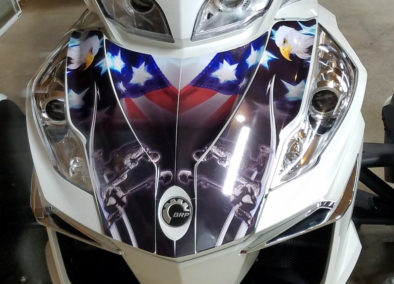 Can Am Spyder RT Limited & RTS Graphic Wrap Decal Kit USA Fallen ...