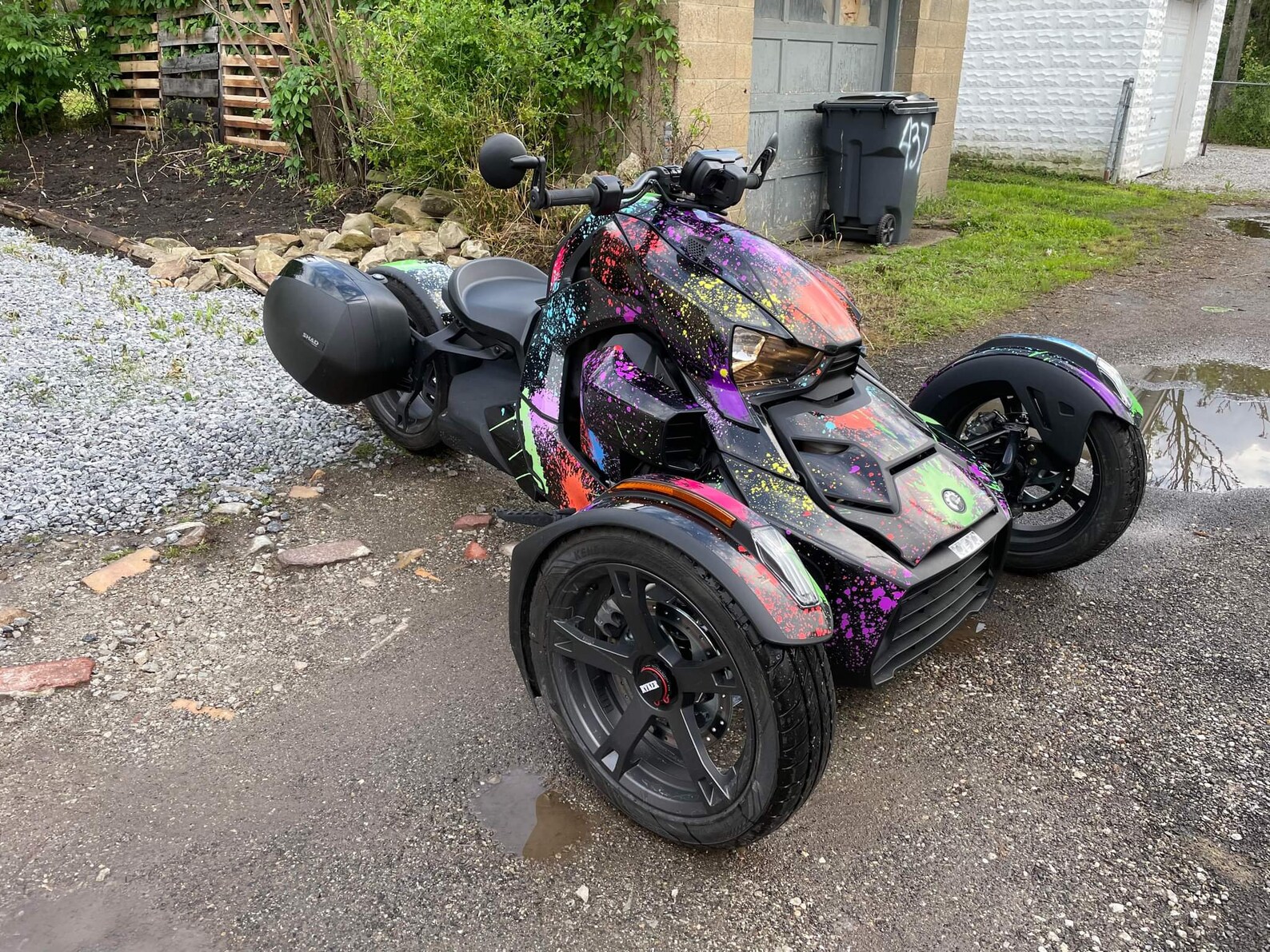 Can Am Ryker Sport Rally 600 900 Graphic Wrap Decal Kit "paint Splatter ...