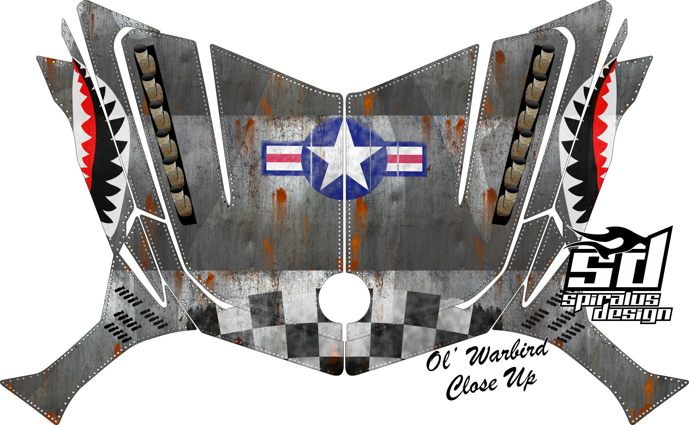 Can Am Spyder F3 F3S Graphic Wrap Decal Kit "ol Warbird Usaf" - Etsy