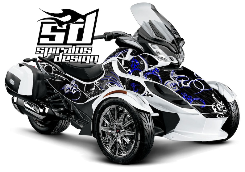 Can Am Spyder ST Graphic Wrap Decal Kit Perennial 2013-2016 - Etsy