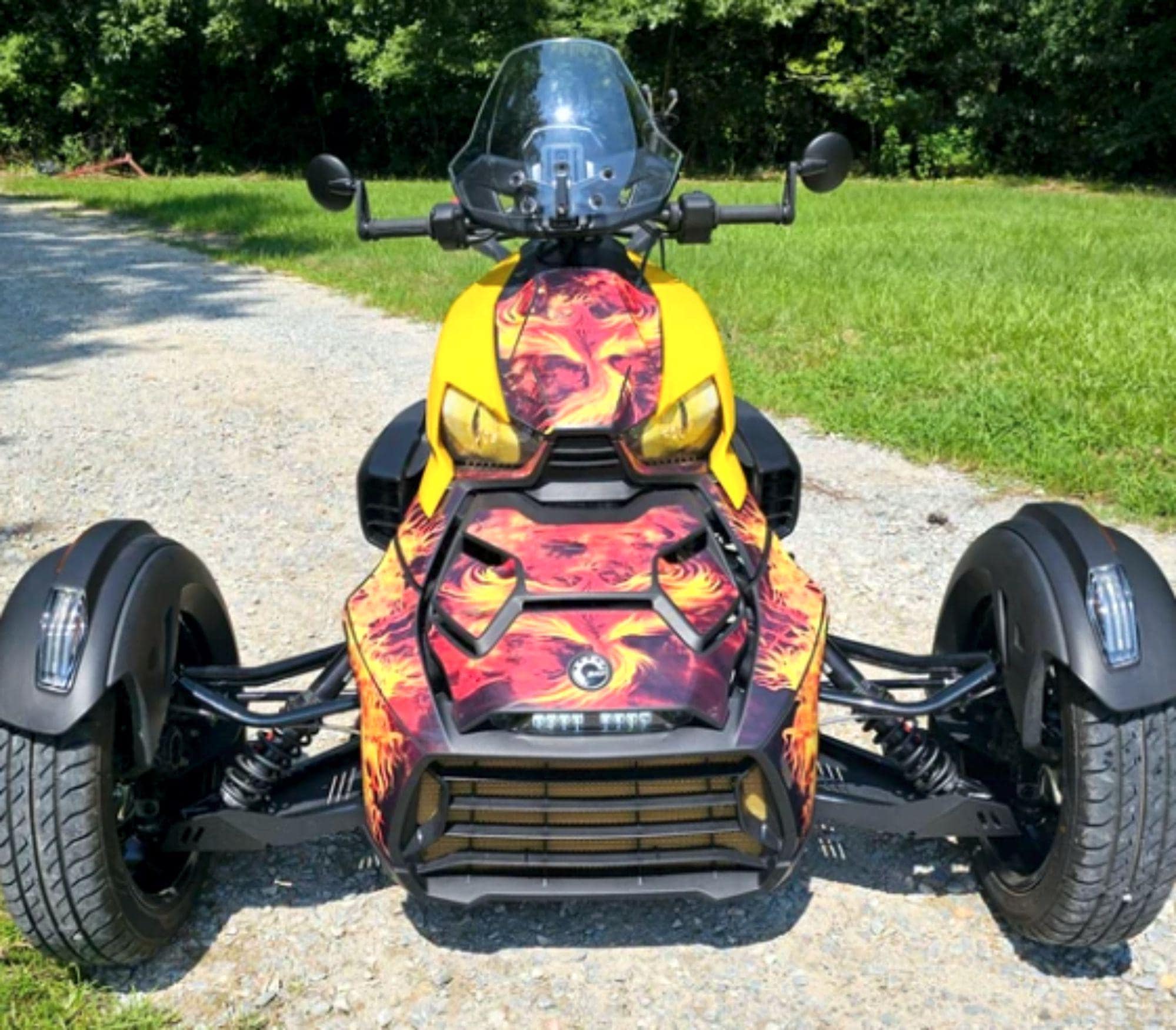 Can Am Ryker Sport 600 900, Ryker Rally Graphic Wrap Decal Kit "phoenix ...