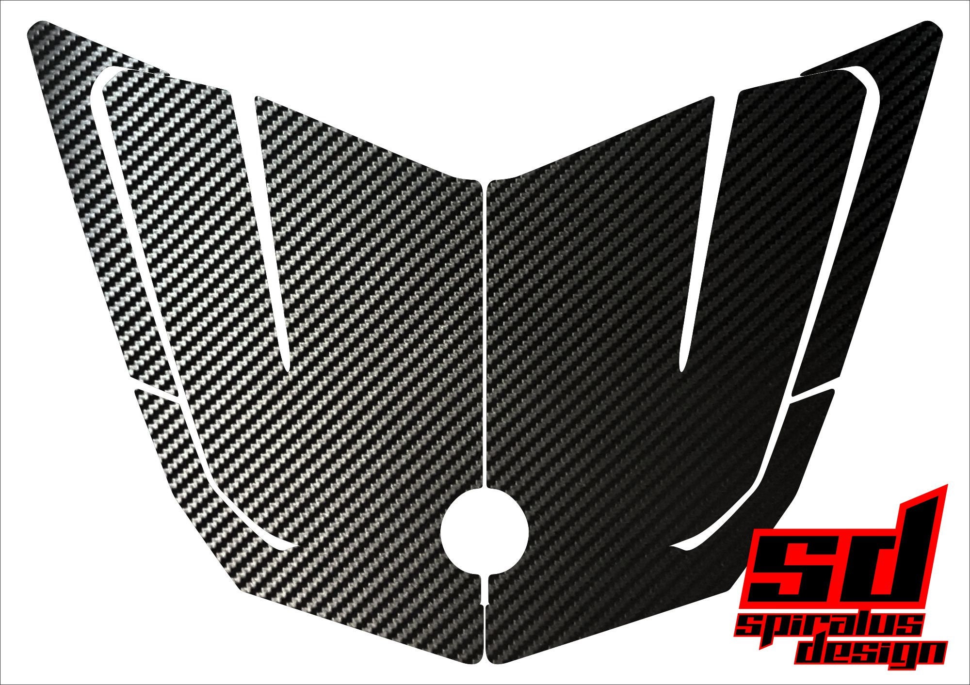 Can Am Spyder F3 Decal Graphic Wrap Kit - "carbon Fiber" HOOD ONLY - Etsy