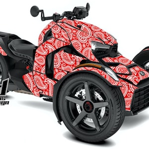 Can Am Ryker Sport Rally 600 900 Graphic Wrap Decal Kit "the Bandana ...