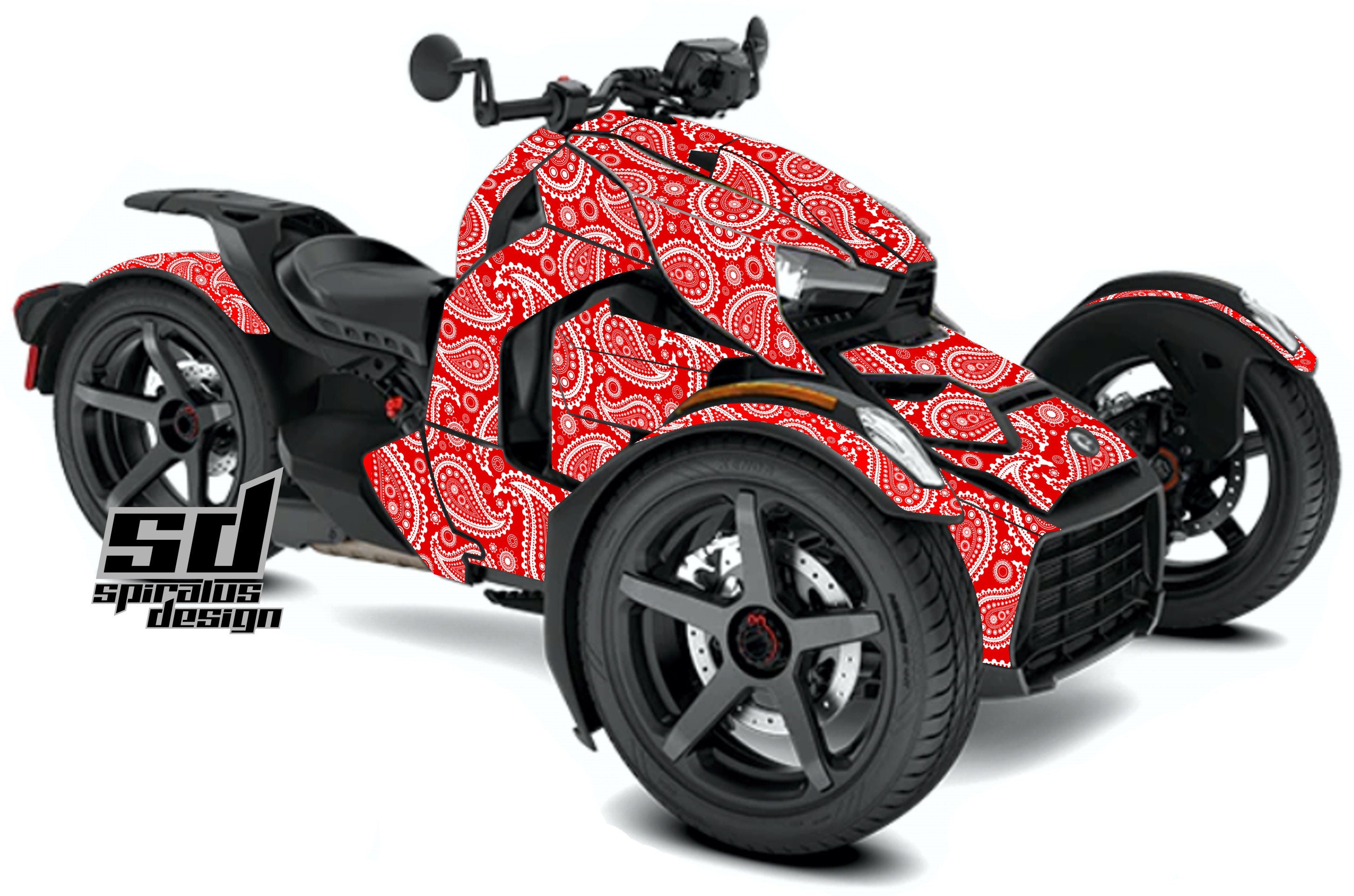 Can Am Ryker Sport Rally 600 900 Graphic Wrap Decal Kit "the Bandana ...