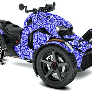 Can Am Ryker Sport Rally 600 900 Graphic Wrap Decal Kit "the Bandana ...