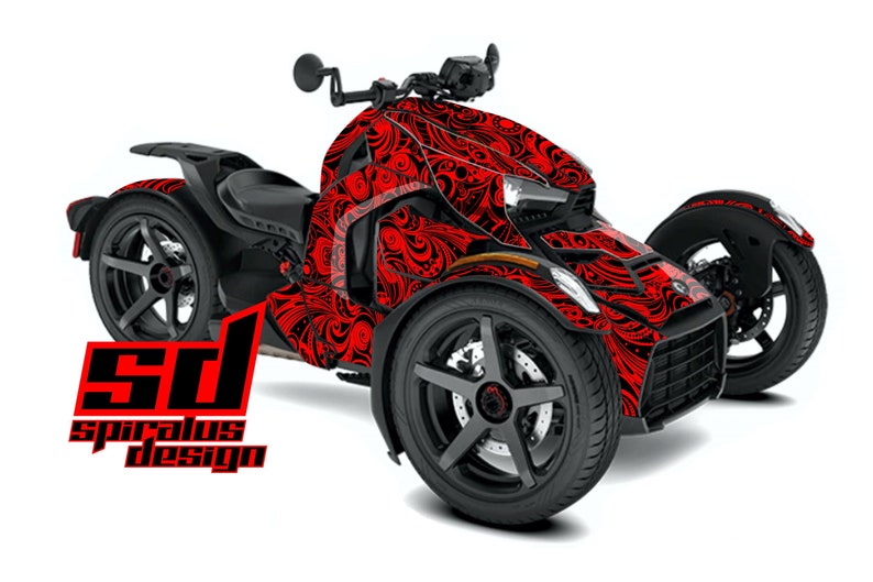 Can Am Ryker Sport Rally 600 900 Graphic Wrap Decal Kit perfect ...