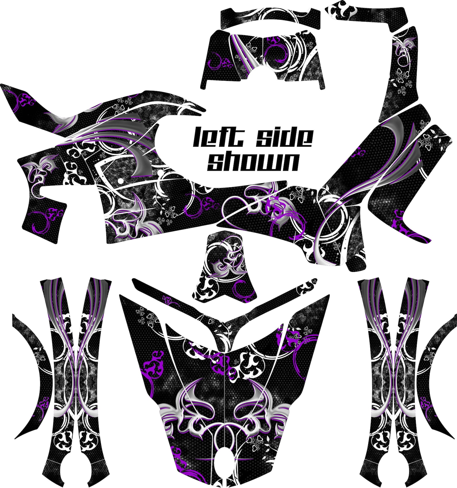 Can Am Spyder RT LTD Graphic Wrap Decal Kit Perennial 2010-2019 - Etsy