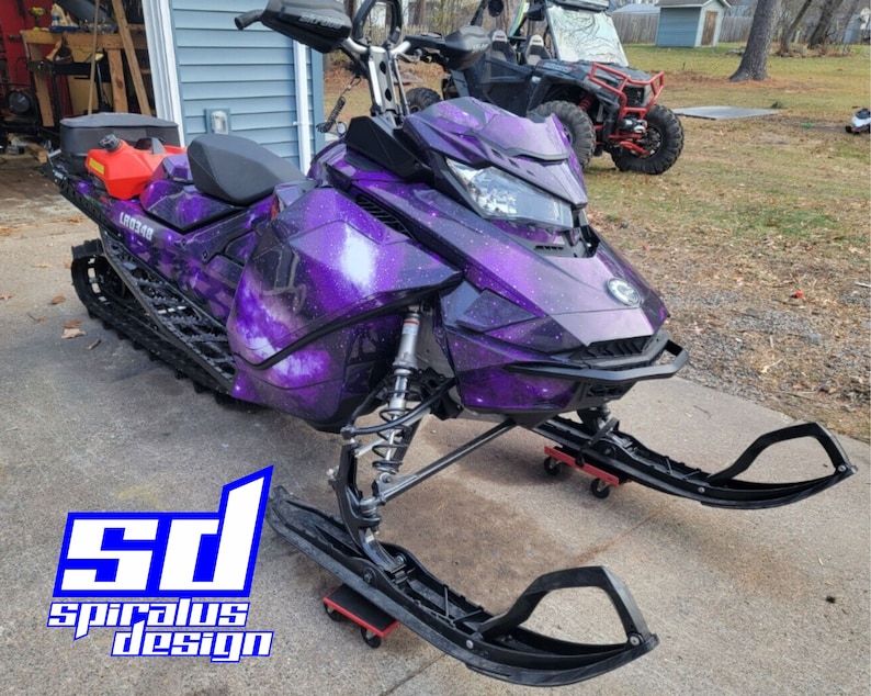 Ski-doo Gen 4 850 600 Summit Freeride Sled Wrap Decal Kit Galaxy ...