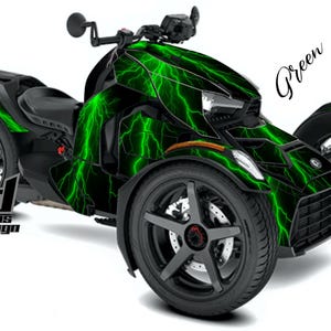 Can Am Ryker Sport Rally 600 900 Graphic Wrap Decal Kit "lightning" - Etsy