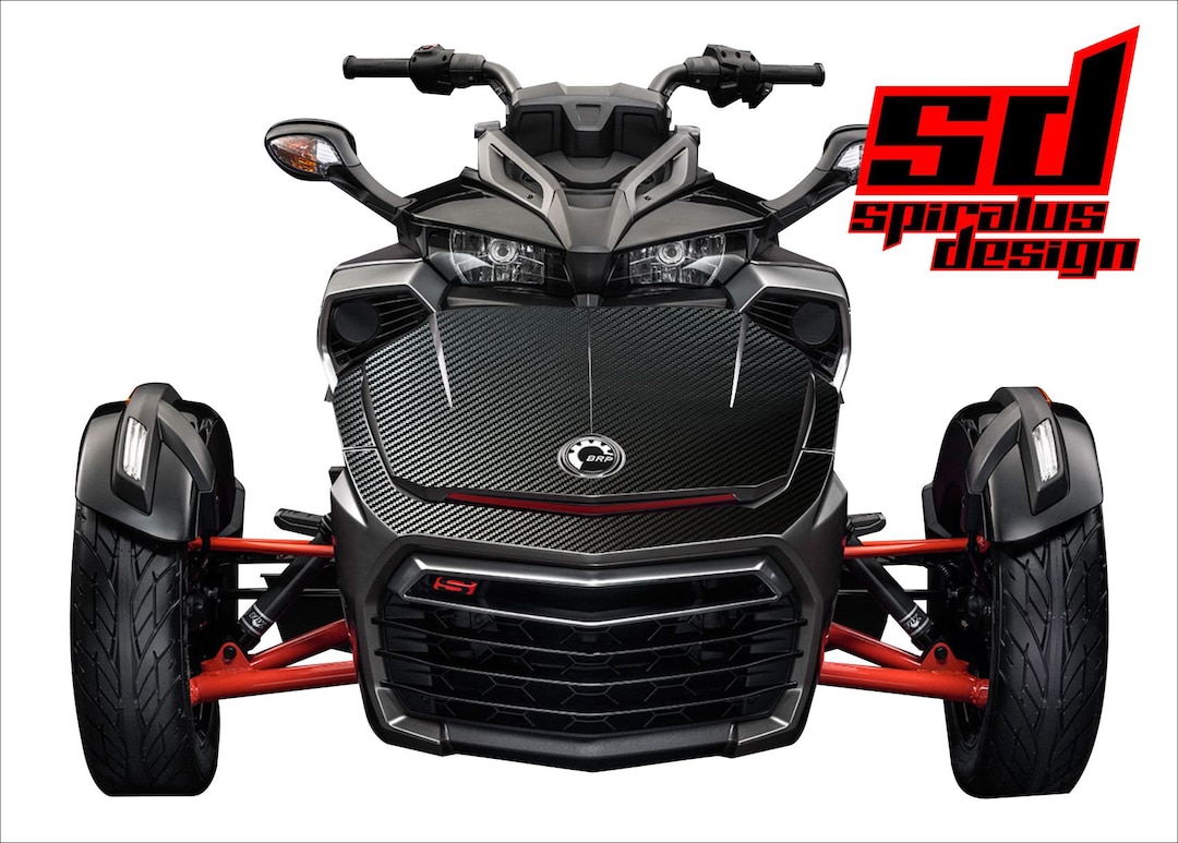 Can Am Spyder F3 Decal Graphic Wrap Kit - "carbon Fiber" HOOD ONLY - Etsy