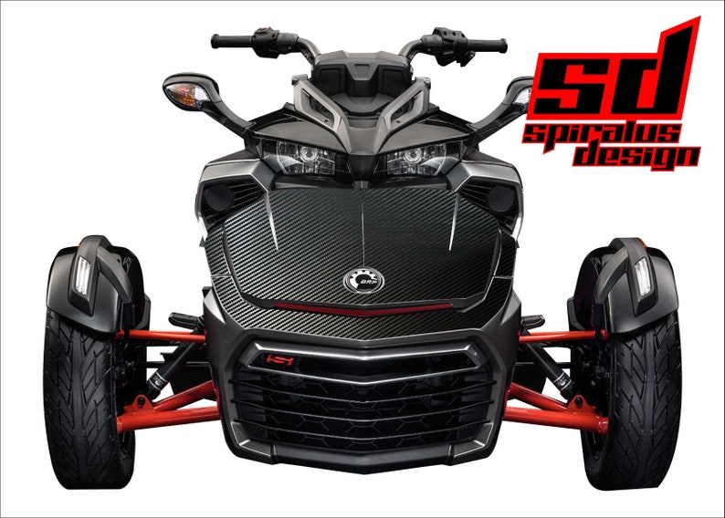 Can Am Spyder F3 Decal Graphic Wrap Kit - "carbon Fiber" HOOD ONLY - Etsy