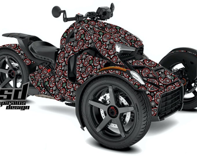 Can Am Ryker Sport Rally 600 900 Graphic Wrap Decal Kit "the Bandana ...