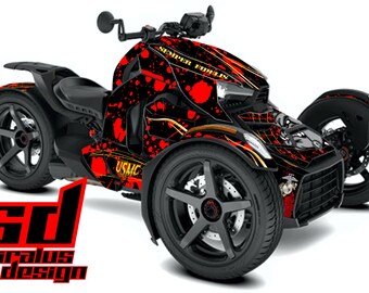 Can Am Ryker Sport Rally 600 900 Graphic Wrap Decal Kit - Etsy
