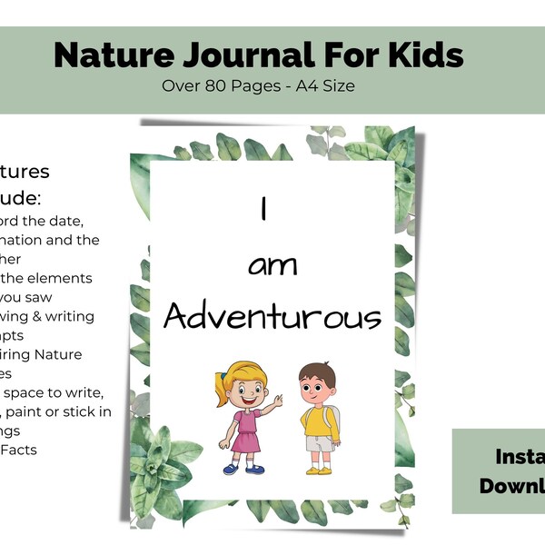 Nature Journal Printable - Etsy