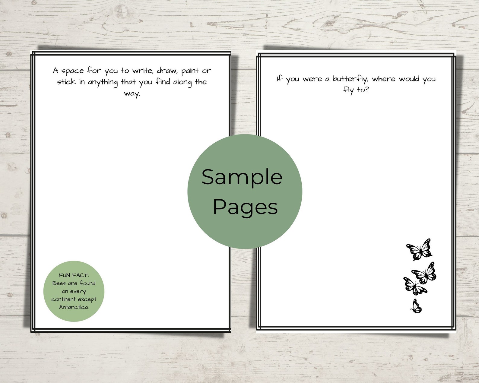 Printable Kids Nature Journal, Kids Adventure Book, Nature Journal ...