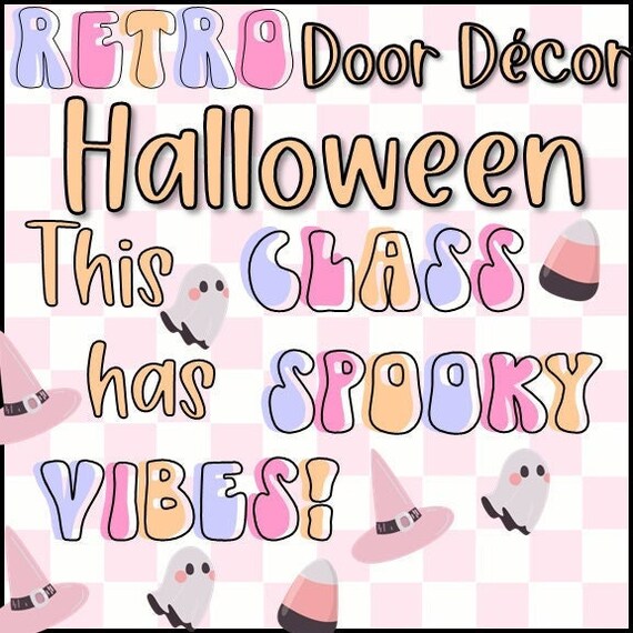 Halloween Classroom Door Décor - Etsy