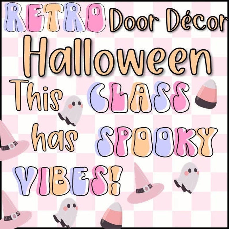 Halloween Classroom Door Décor - Etsy
