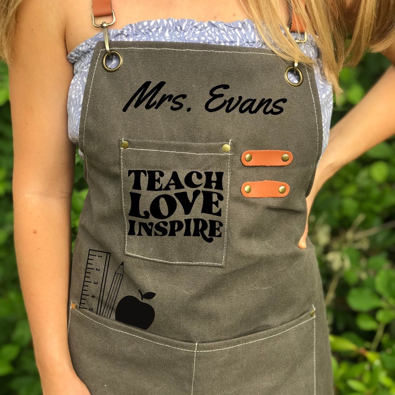 Teacher Apron - Etsy