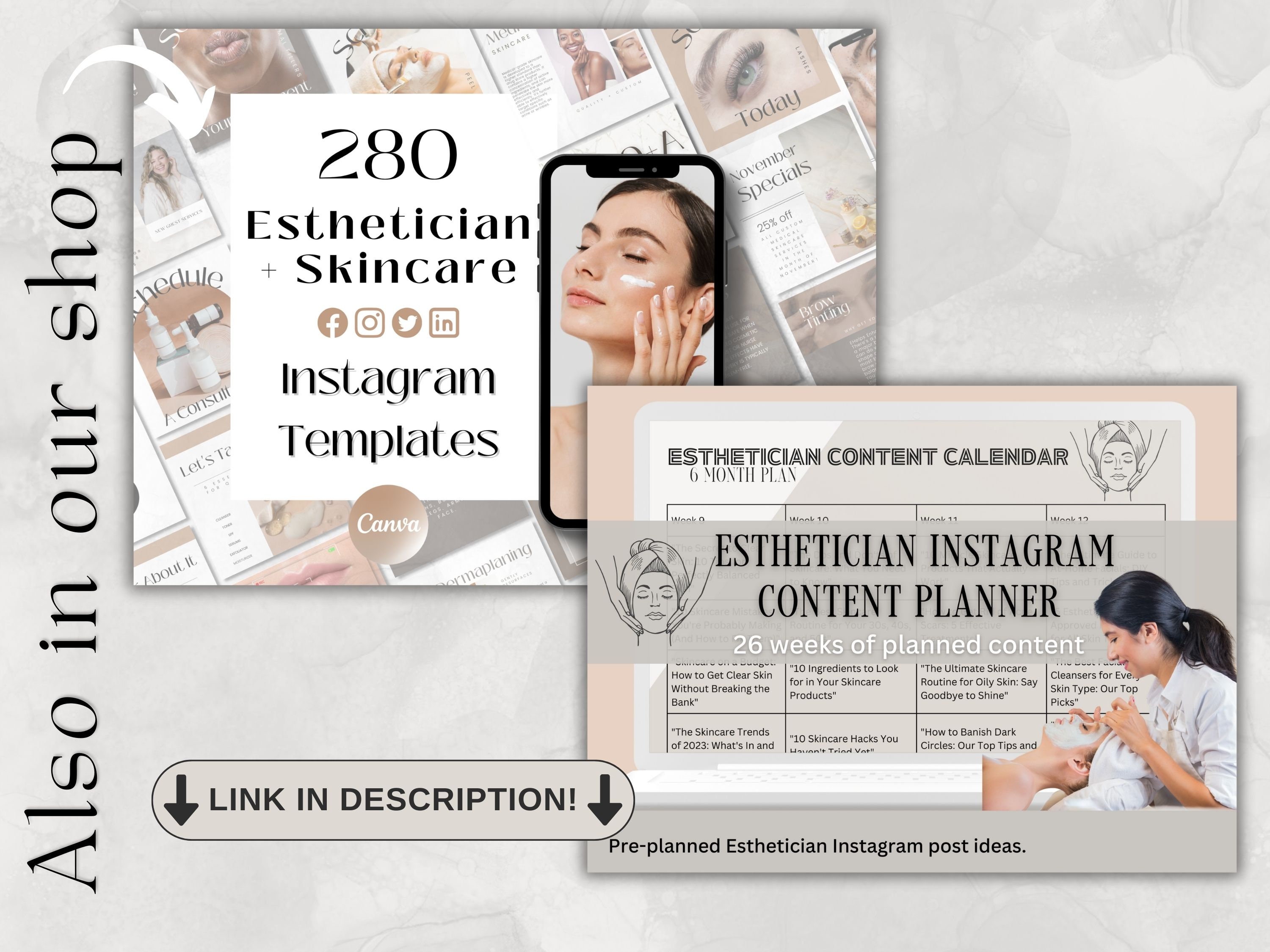 Editable Esthetician QR Code Sign QR Code Template Lash Tech Business ...