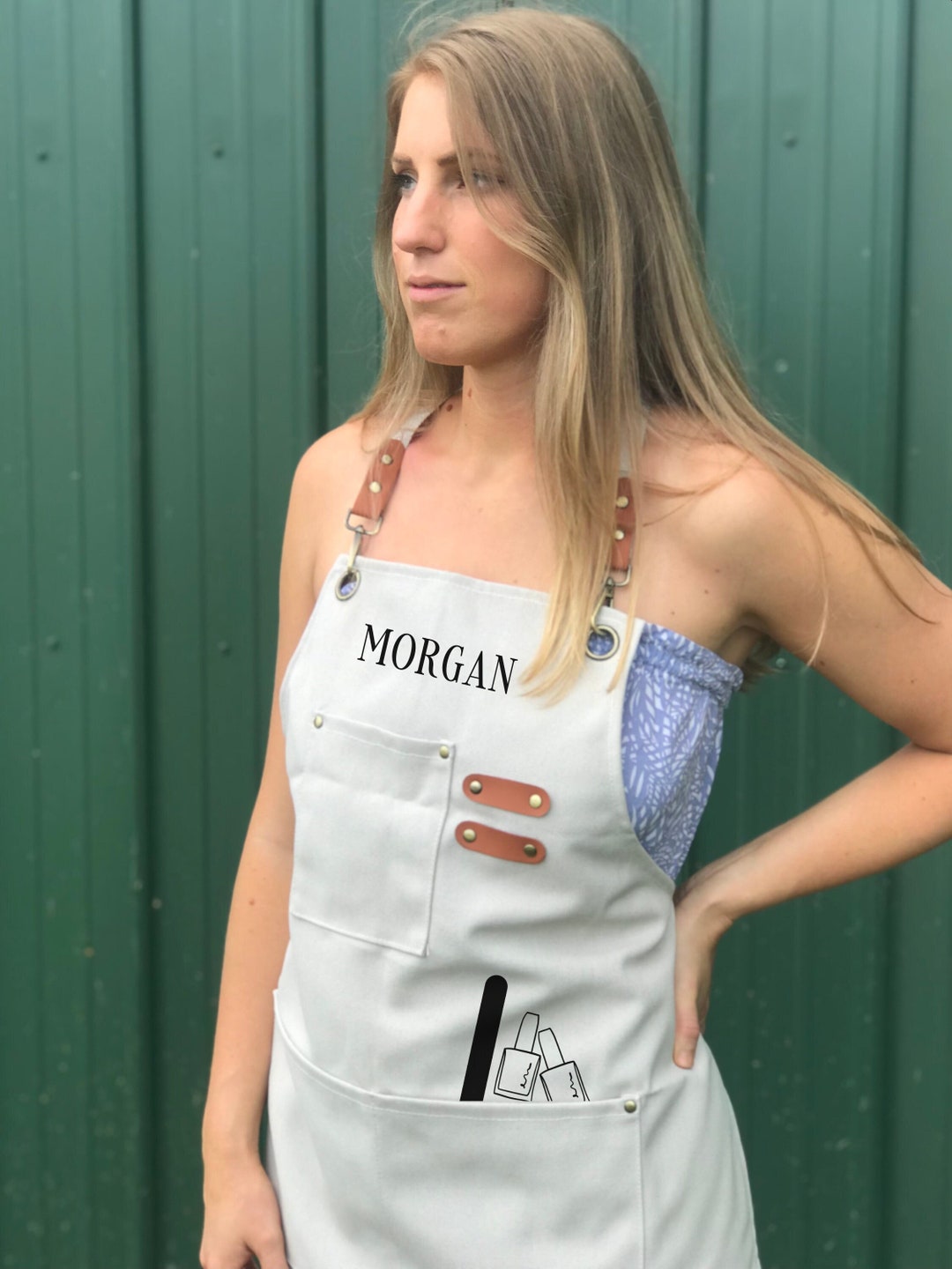 Personalized Pedicure Apron for Manicurist Apron for Nail Tech Gift ...