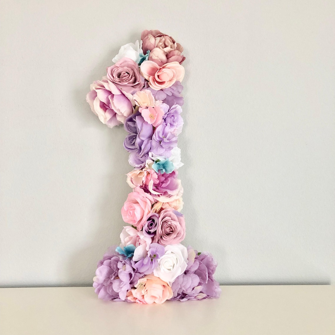 Floral Number Birthday Number Decor Birthday Banner Flower Number ...