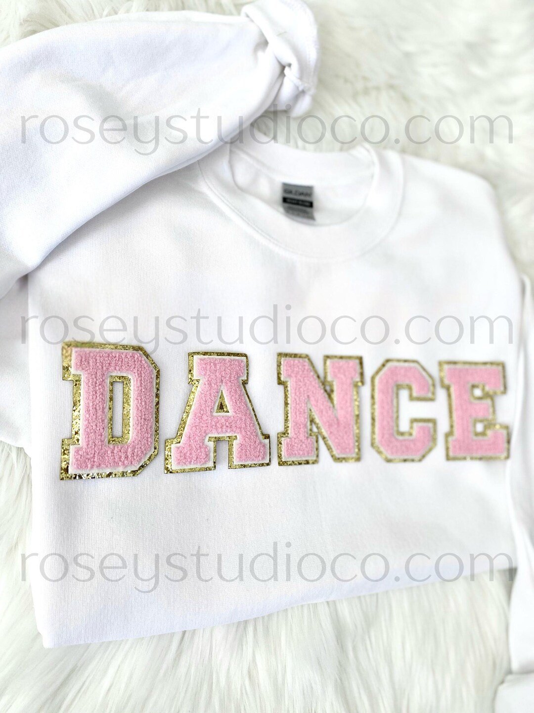 Girl DANCE Sweatshirt Dance Crewneck Youth Dance Patch Sweatshirt Kid ...