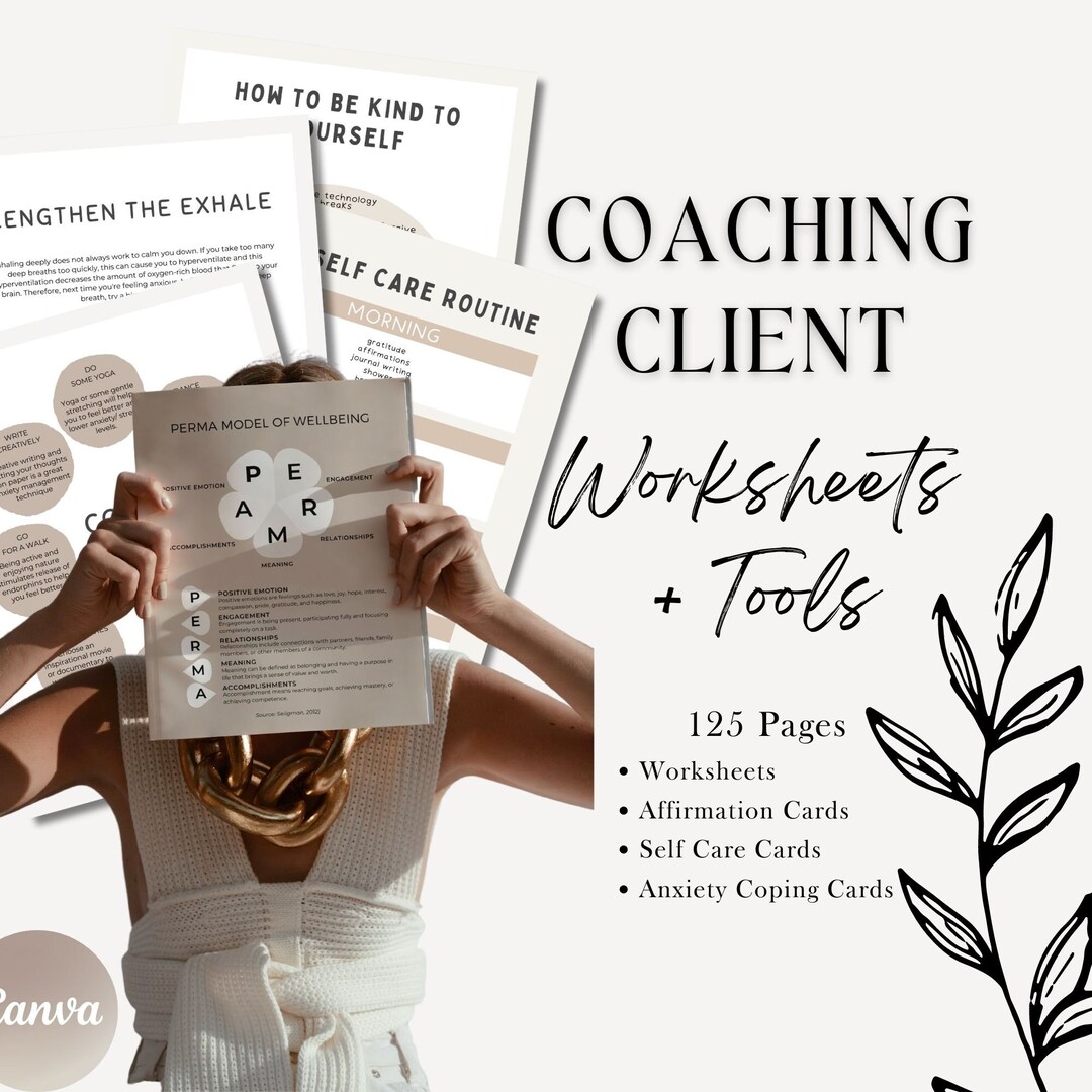 Life Coaching Worksheet Template for Life Consultant Worksheet Coaching ...