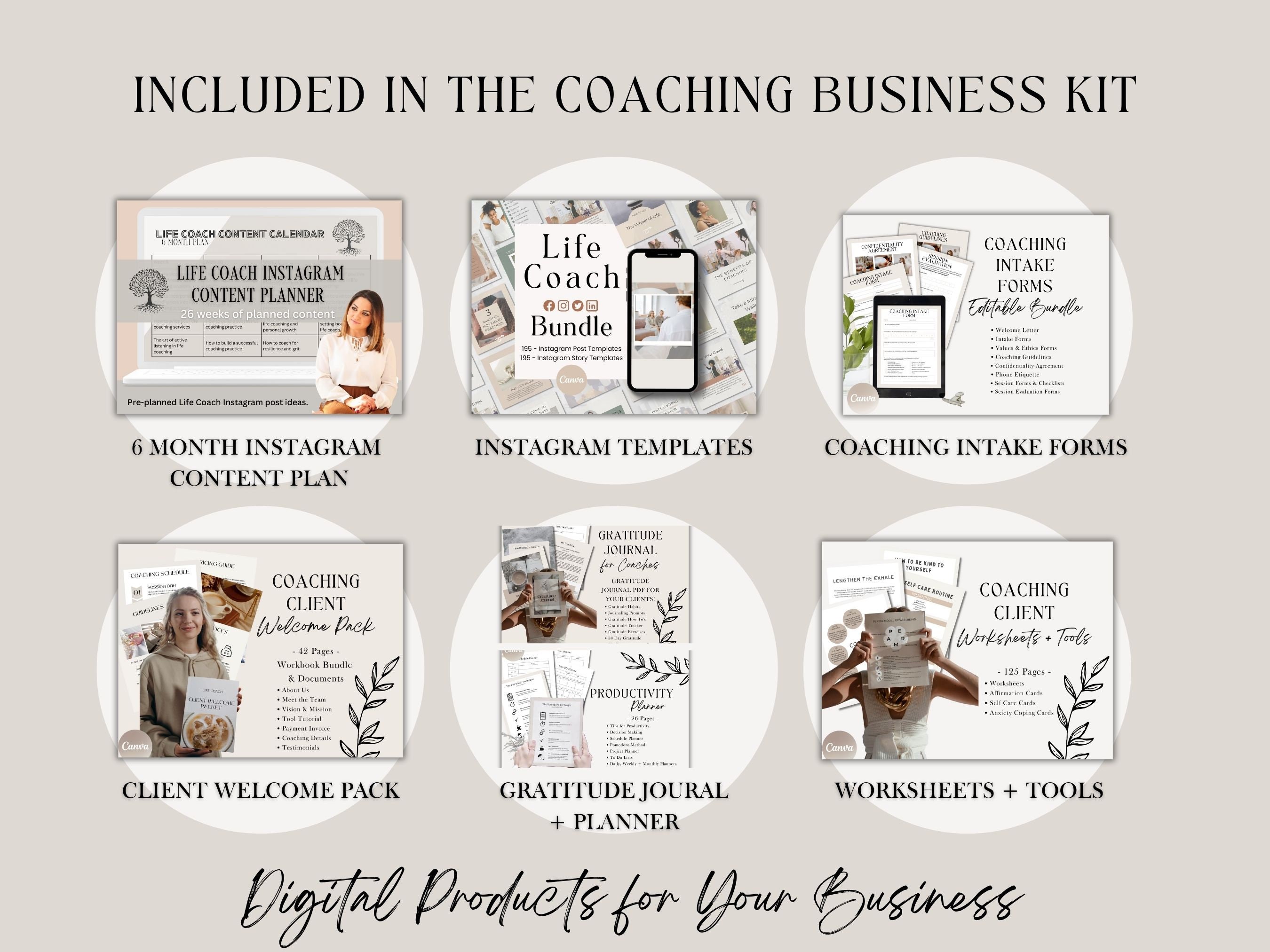 Coaching Business Toolkit Life Coach Template Business Coach - Etsy
