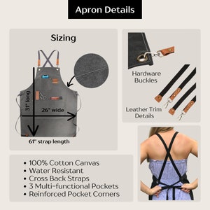 Custom Gardening Apron for Gardener Apron Florist Outdoor and Garden Apron Custom Gift Gardening ...