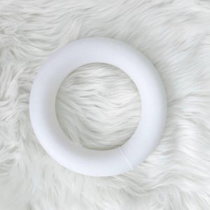 8" 10" 12" Extruded Foam Wreath Styrofoam Wreath Frame Floral Wreath ...