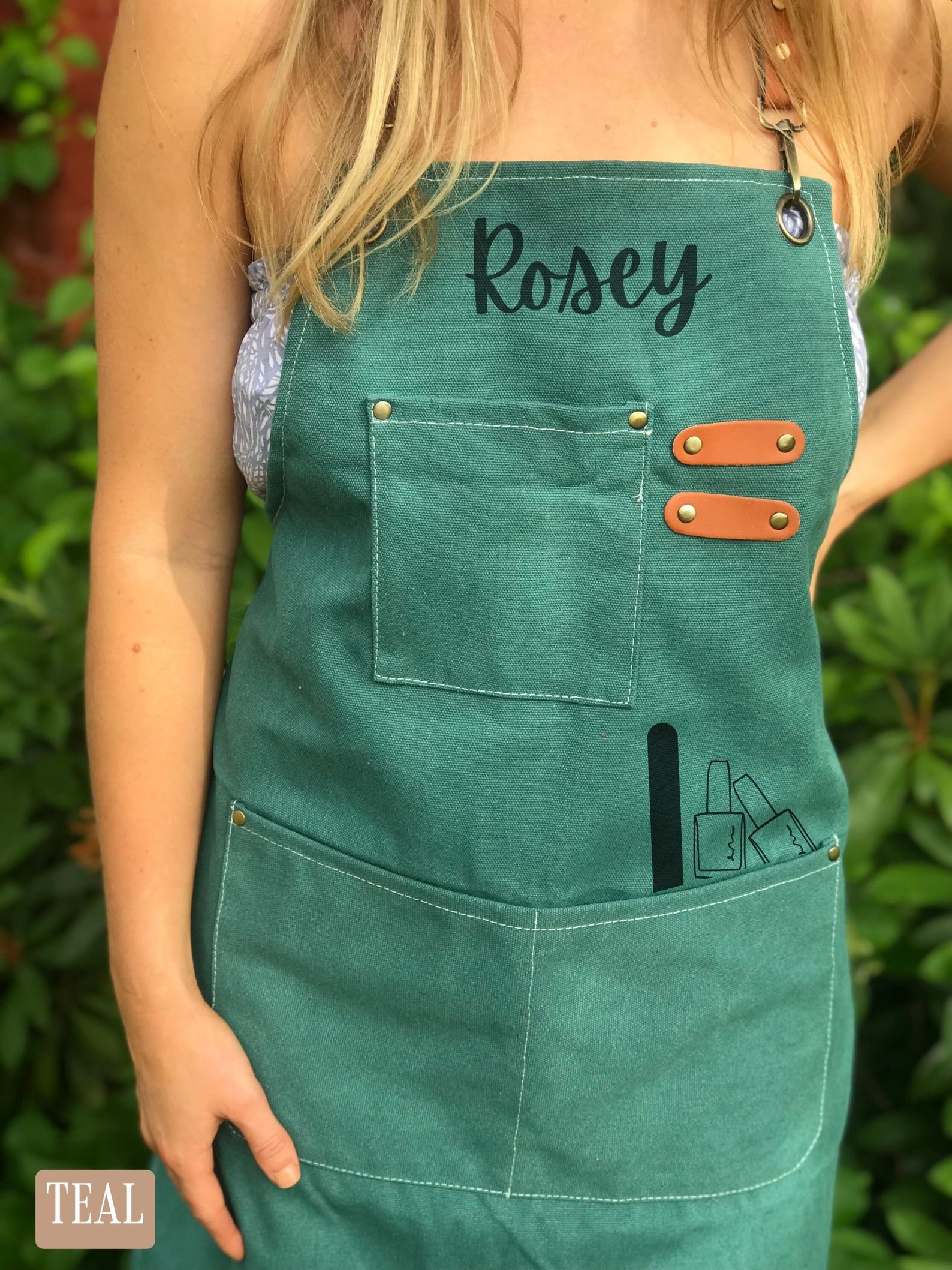 Custom Nail Tech Apron for Manicurist Apron Nail Technician - Etsy