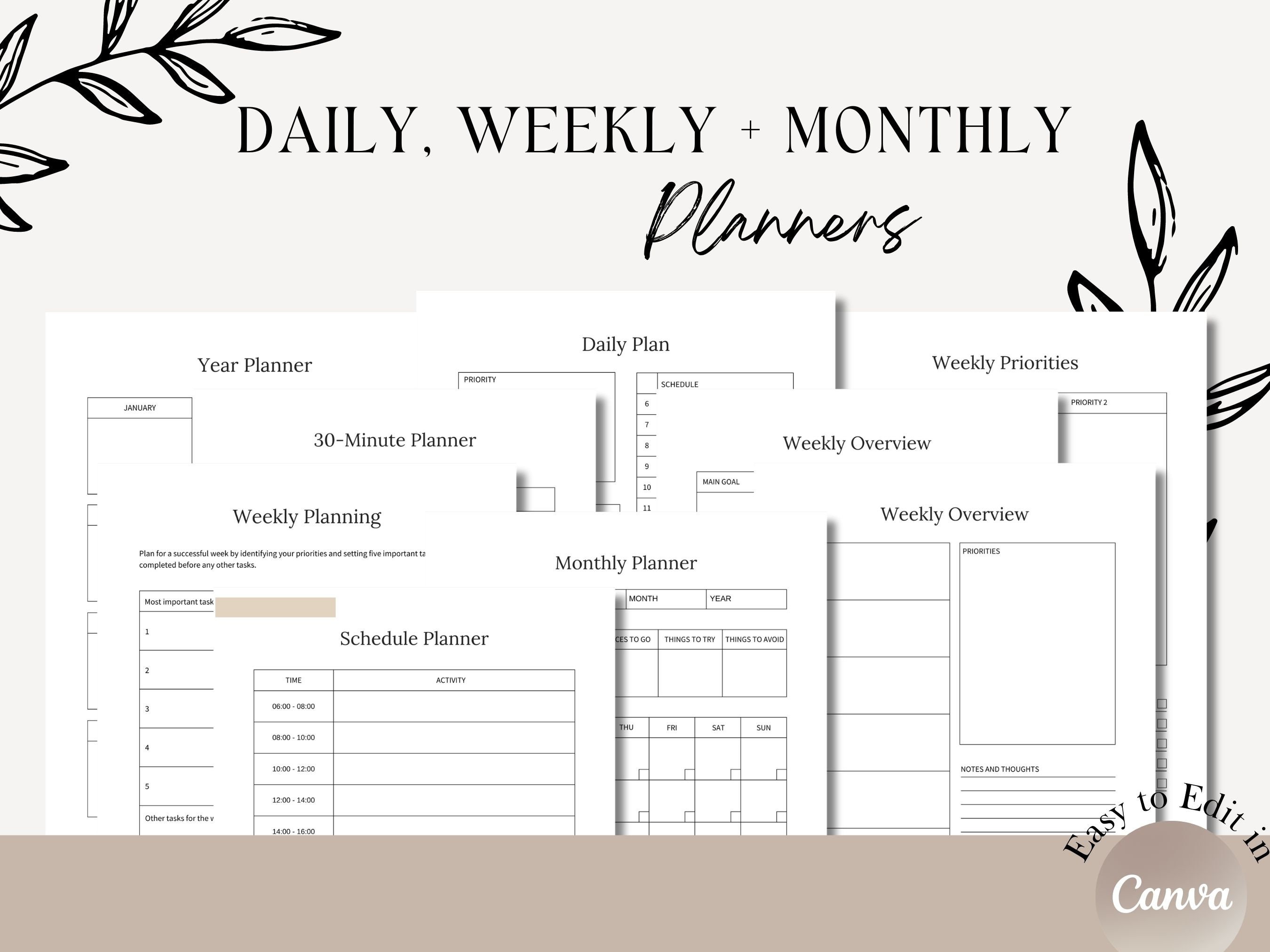 Life Coaching Worksheet Template for Coach ADHD Planner for - Etsy