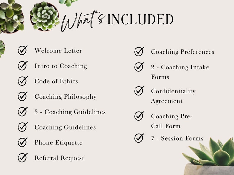 Coaching Client Intake Form Template Coaching Onboarding Life Coach ...