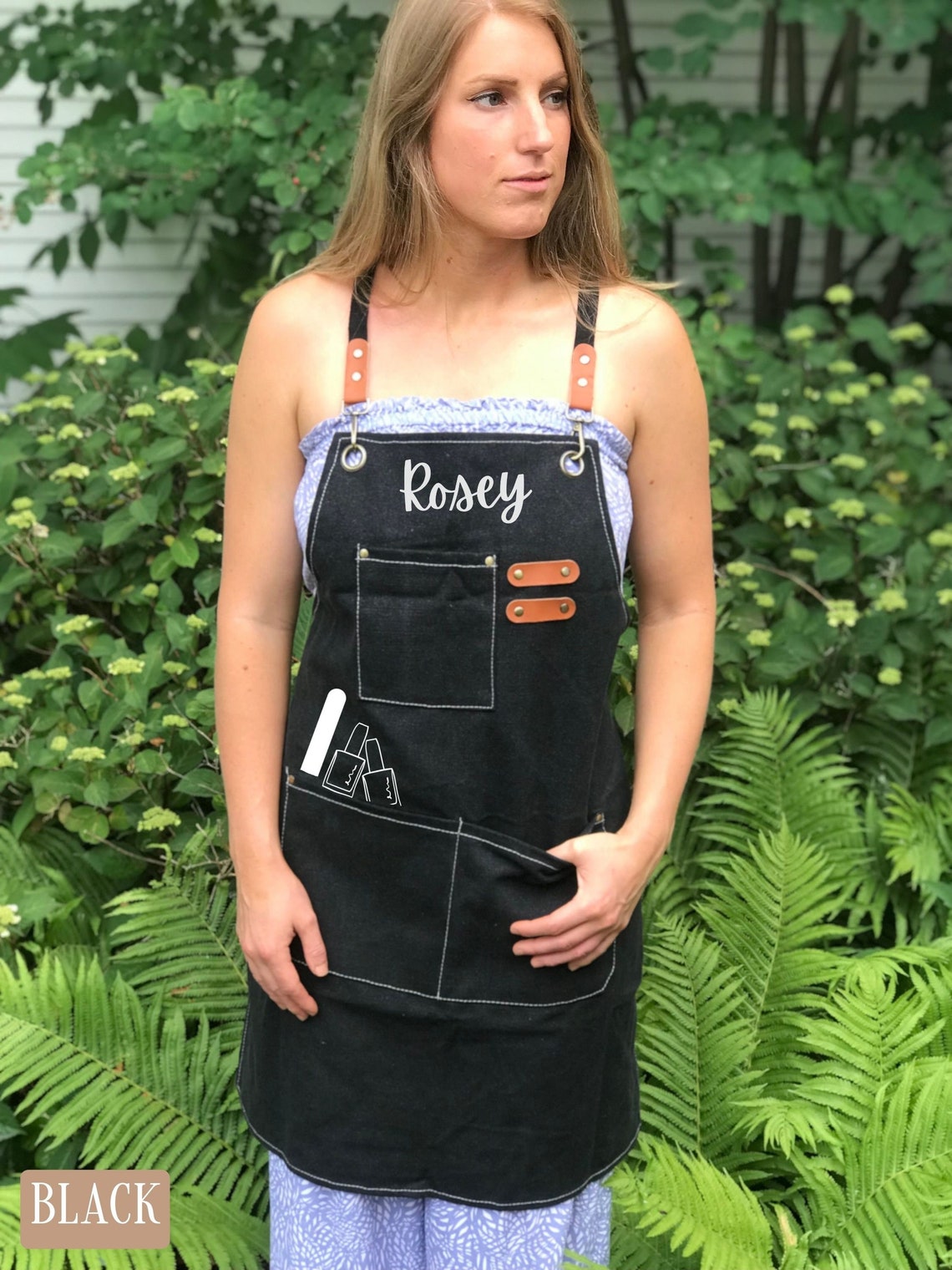 Custom Nail Tech Apron for Manicurist Apron Nail Technician - Etsy