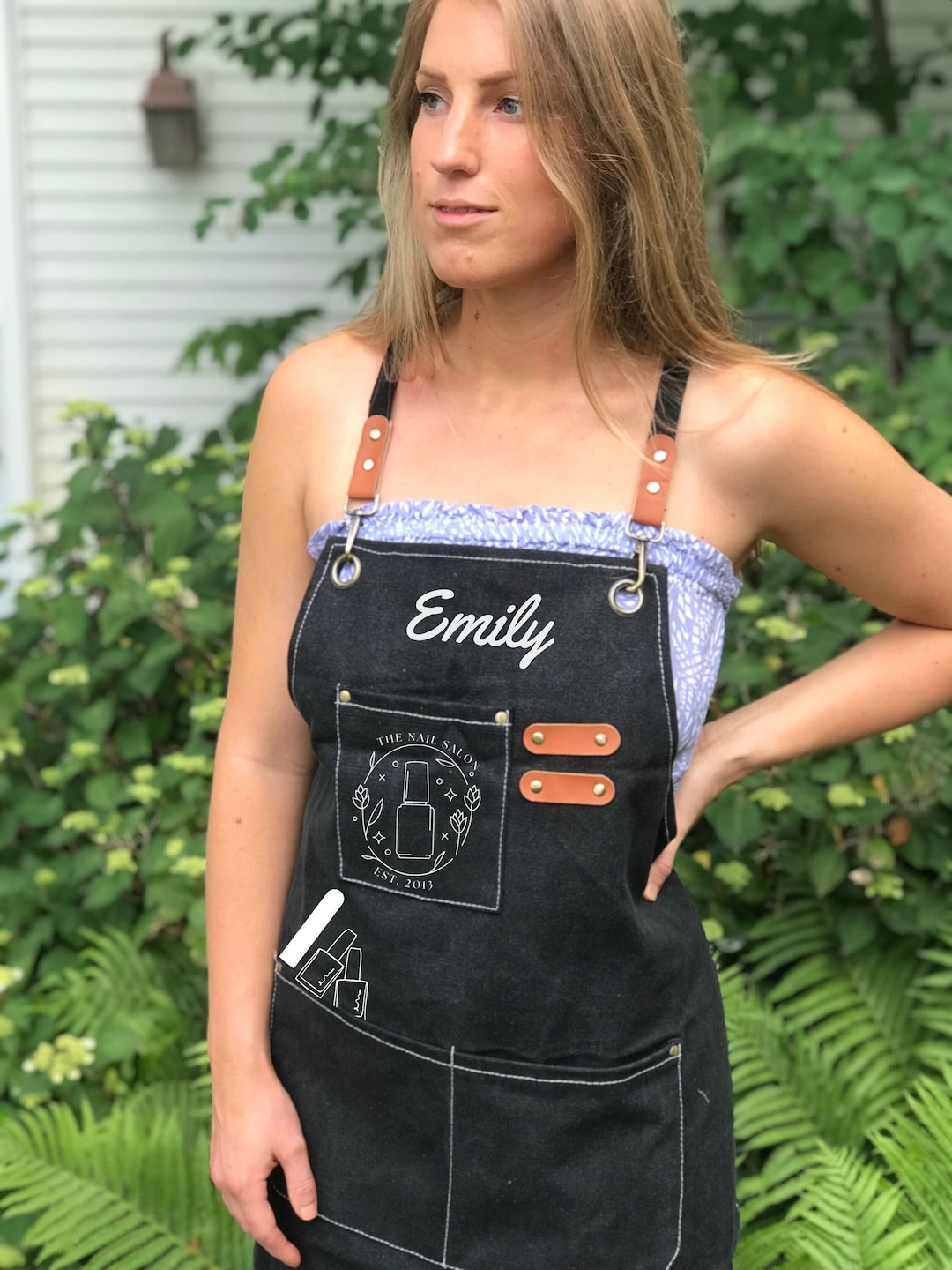 Custom Nail Tech Apron Gift Idea for Manicurist Apron for Nail ...