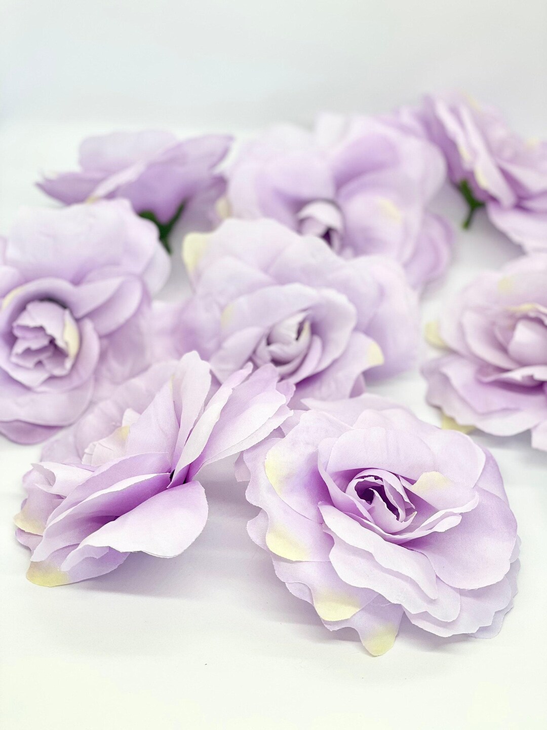 5" Light Lavender Rose Lilac Rose Artificial Lavender Rose Artificial ...