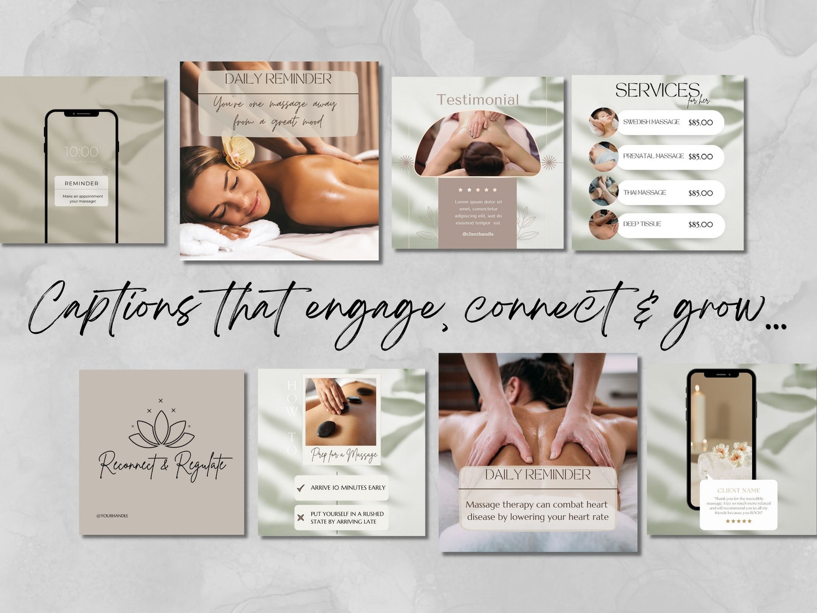 Massage Social Media Caption Massage Therapy Instagram Caption Massage Therapist Instagram ...