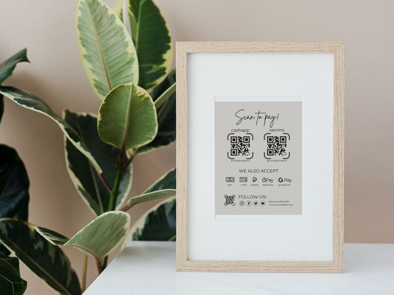 Editable Massage Therapist QR Code Sign QR Code Template - Etsy