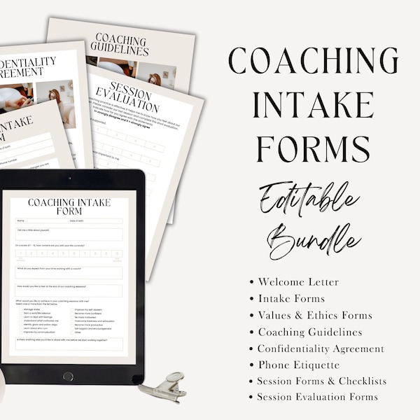 Client Intake Form Template - Etsy