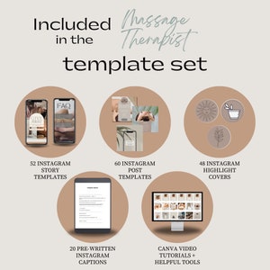 Massage Instagram Template Massage Therapist Massage Template Massage ...