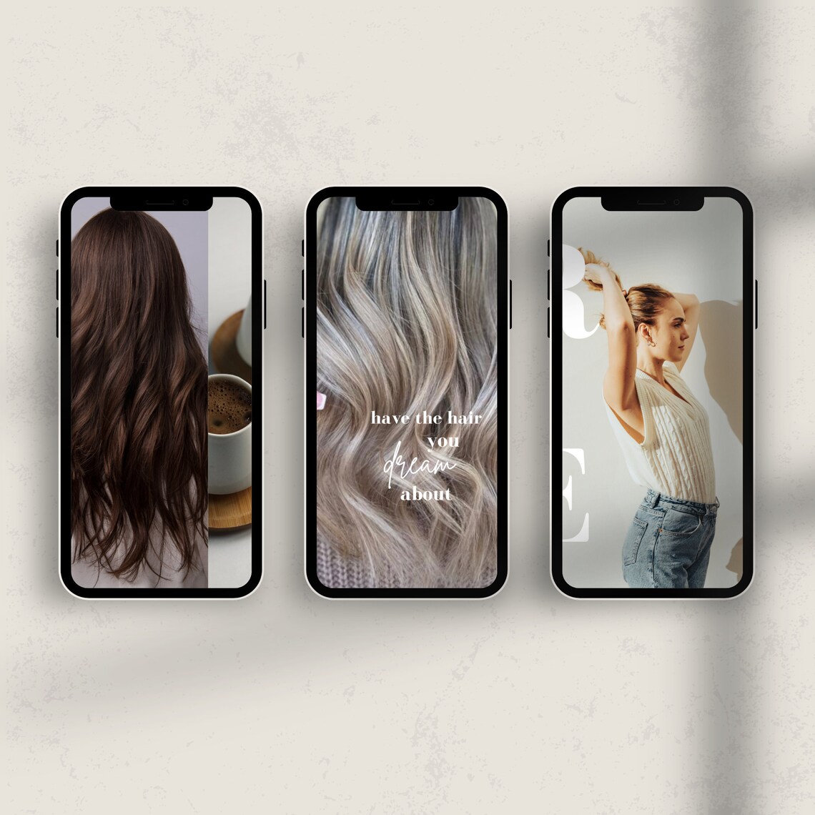 Hair Dresser Social Media Templates for Hairstylist Instagram Templates ...