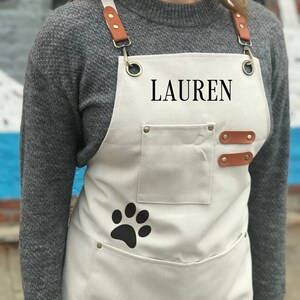 Grooming Smock Dog Groomer Gift for Dog Groomer Apron Dog Grooming ...