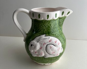 Rabbit Pitcher - Etsy