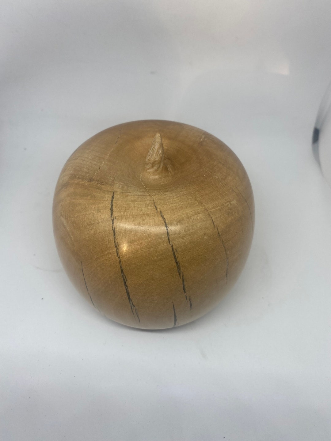 Ash Wooden Hand Turned Apple - Etsy