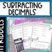 Converting Fractions Decimals and Percents Activity Math Color by ...