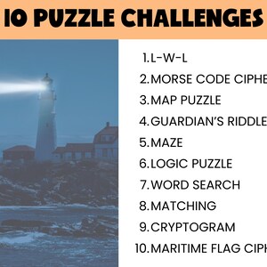 Lighthouse Mystery Escape Room - Fun Printable Puzzle Game for Kids ...