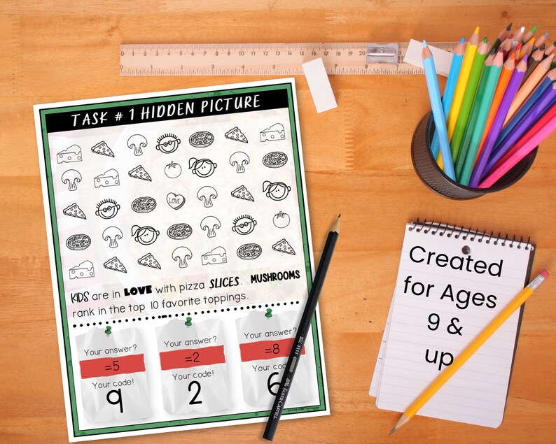 Pizza Escape Room - Fun Printable Puzzle Game for Kids - National Pizza ...