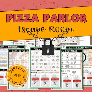 Pizza Escape Room - Fun Printable Puzzle Game for Kids - National Pizza ...